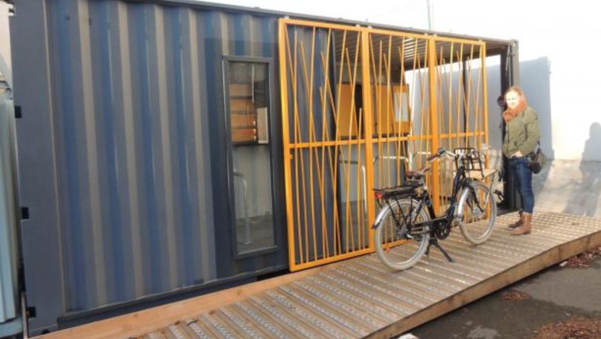 Garages à vélo à Nantes, de belles idées ... Histoire inspirante